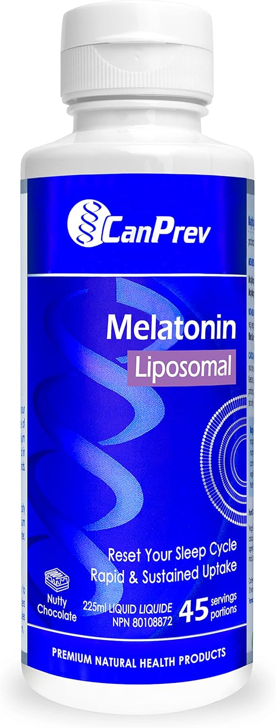 CanPrev Melatonin Liposomal | Nutty Chocolate | 225ml Liquid : Amazon ...