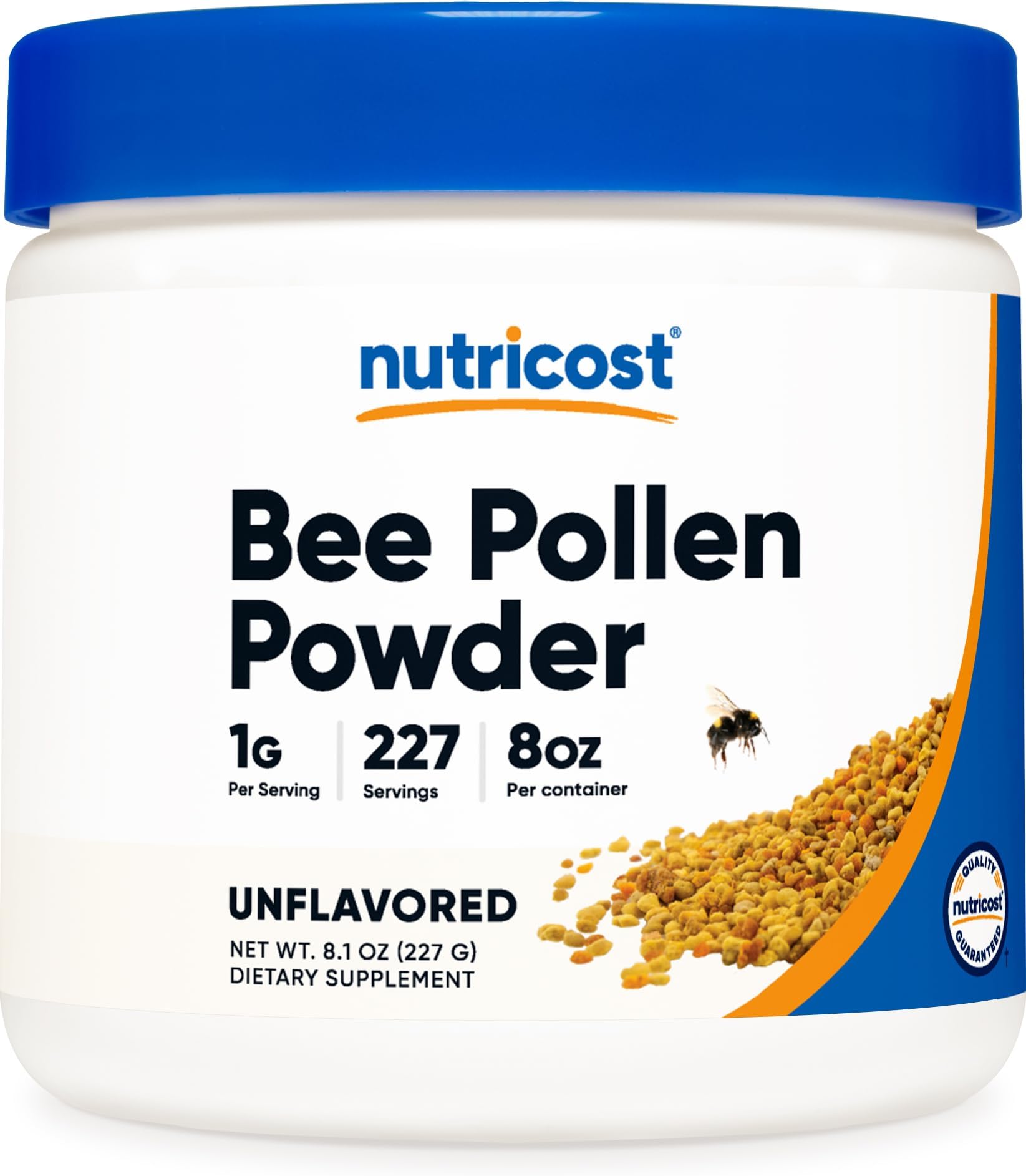 Amazon.com: Nutricost Bee Pollen Powder (8 oz) (Unflavored) - 227 ...