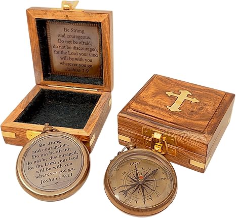 Amazon.com : God My Lord Compass - Compass Gift Inspirational Quote ...