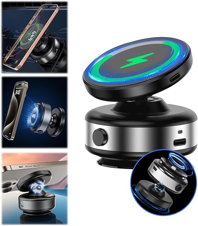 Amazon.com: YOUSHEME Nixie Phone Holder 360° Adjustable Electric Vacuum ...