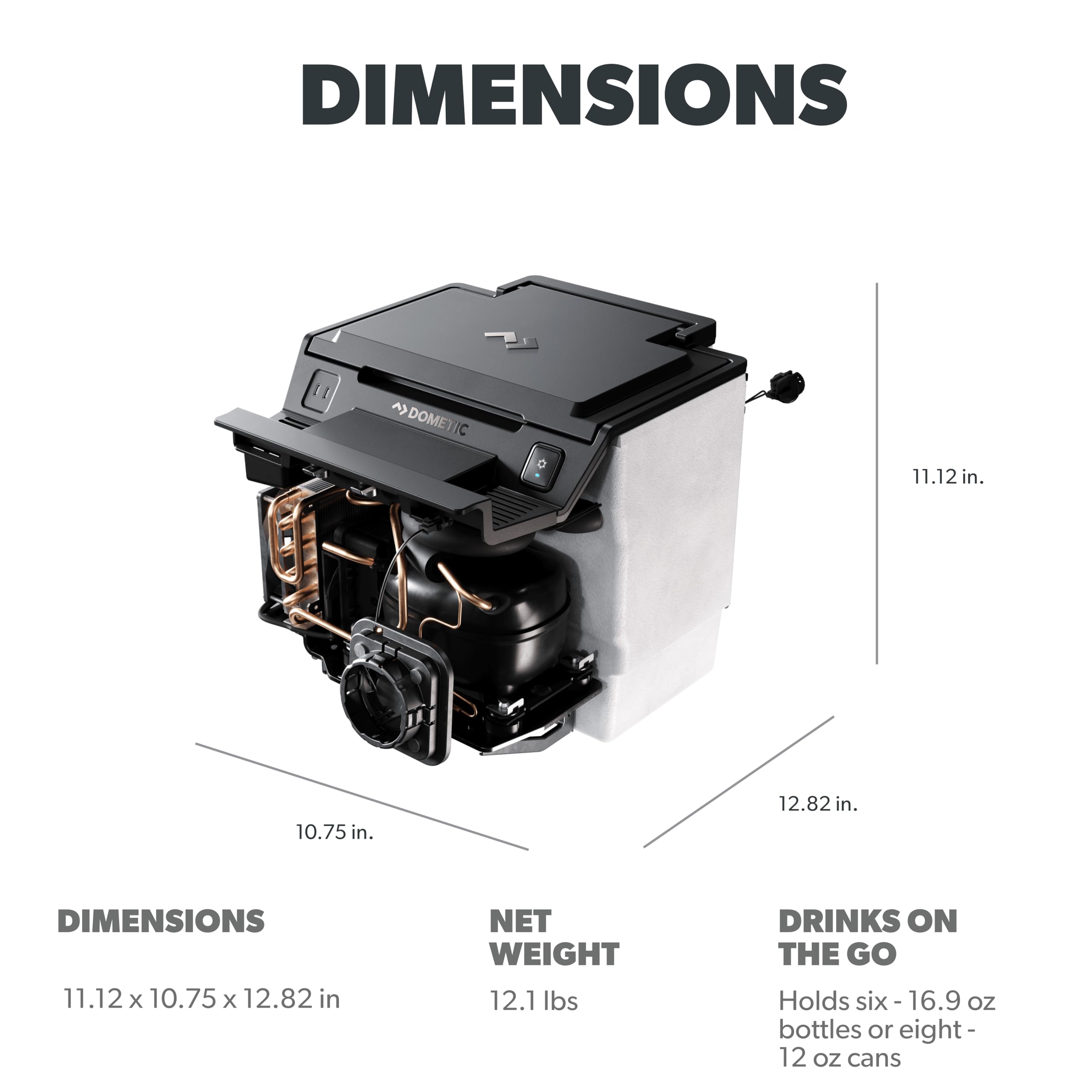 Snapklik.com : Dometic CCF-T Ford F-150 Center Console Refrigerator For ...
