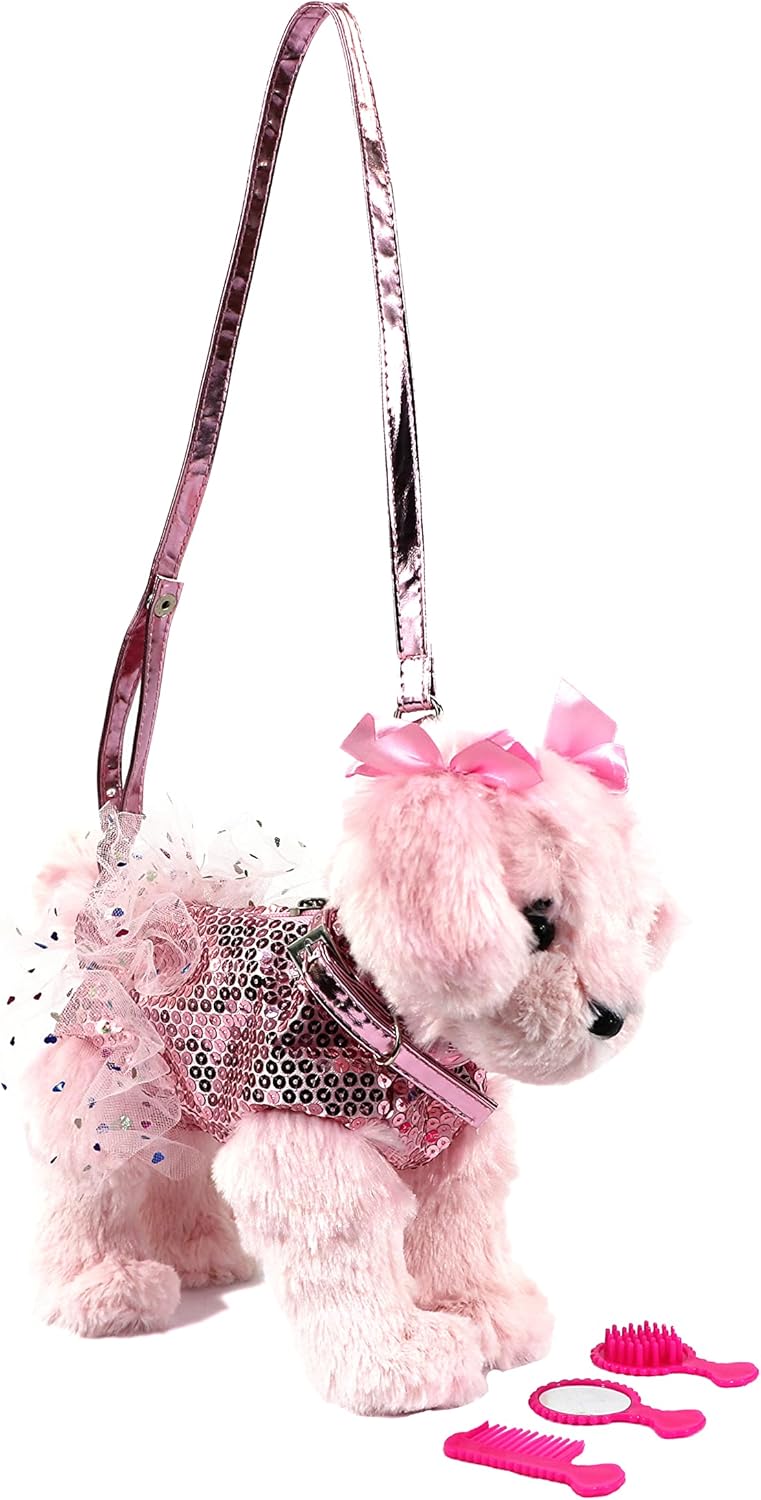 Amazon.com: Little Girls Plush Animal Shaped Purse, Kids Fashion ...