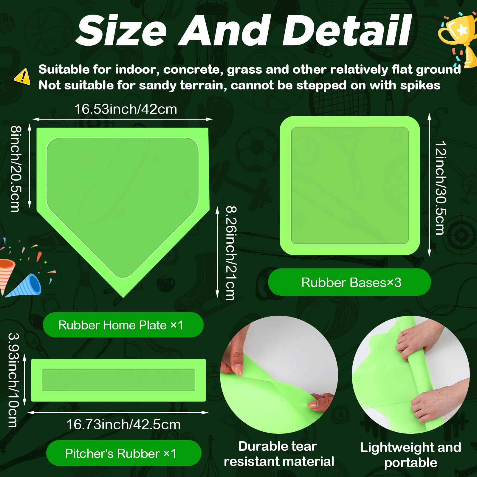 Snapklik.com : Hiboom 13 Pcs Glow In The Dark Kickball Dodgeball Set ...