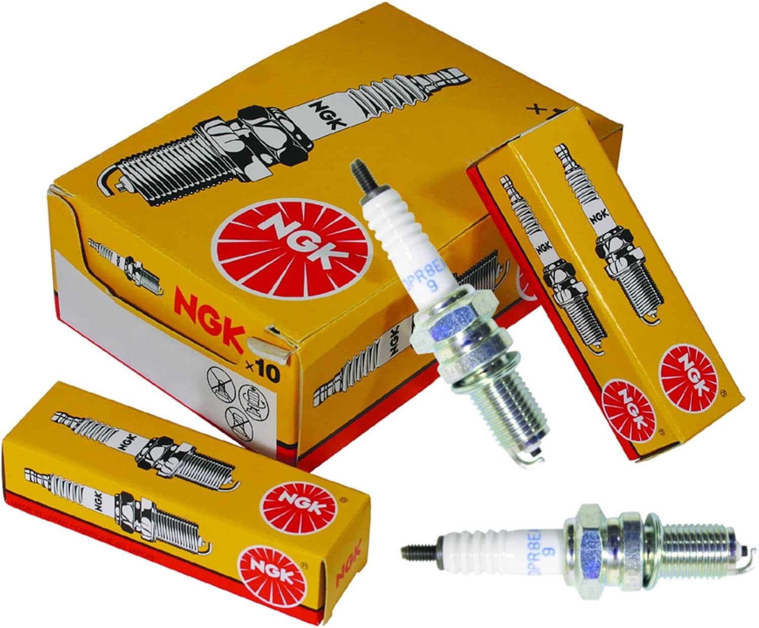 Amazon.com: NGK 4929 Spark Plug - DPR8EA-9, 10 Pack, Single : Automotive