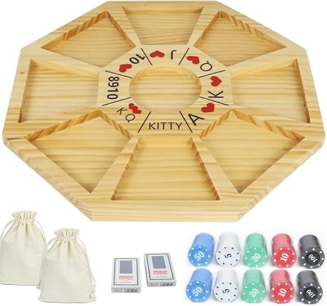 Amazon.com: Jyquorp 20 inches Michigan Rummy Game Deluxe Set Perfect ...