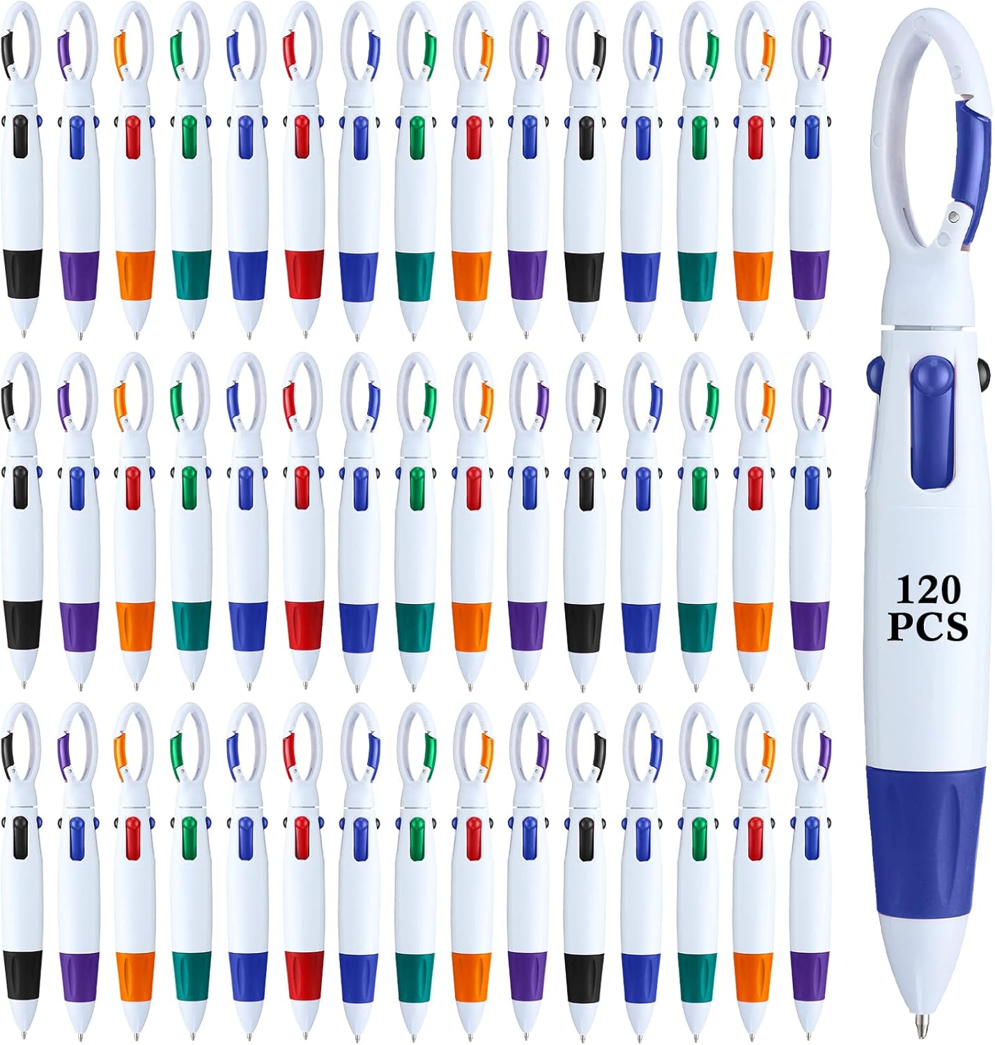 Amazon.com: Retractable Shuttle Pens CNA Gift Mini 4 in 1 Multicolored ...