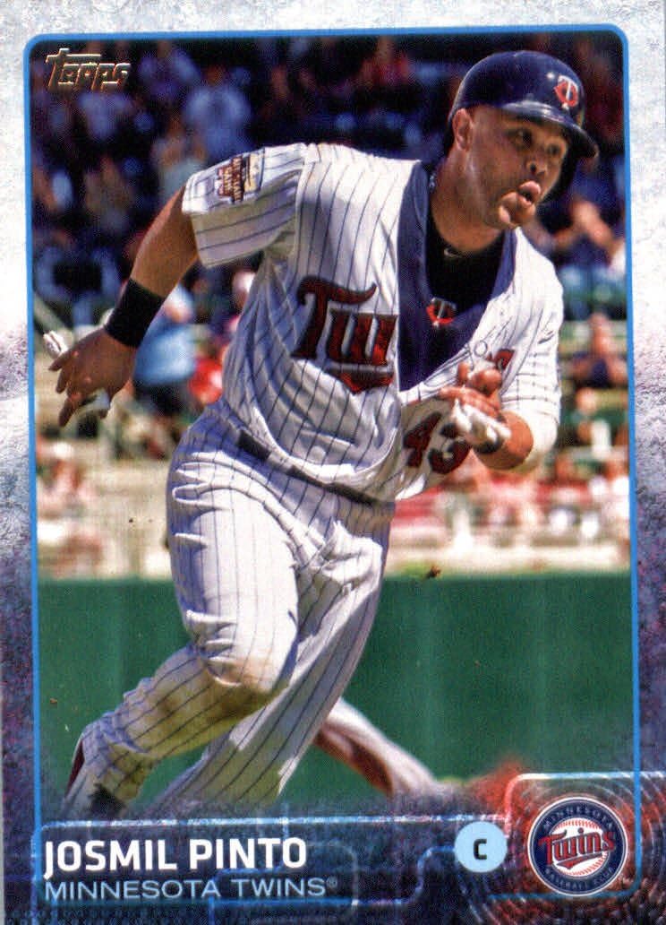 Amazon.com: 2015 Topps Baseball Card #399 Josmil Pinto : Collectibles ...