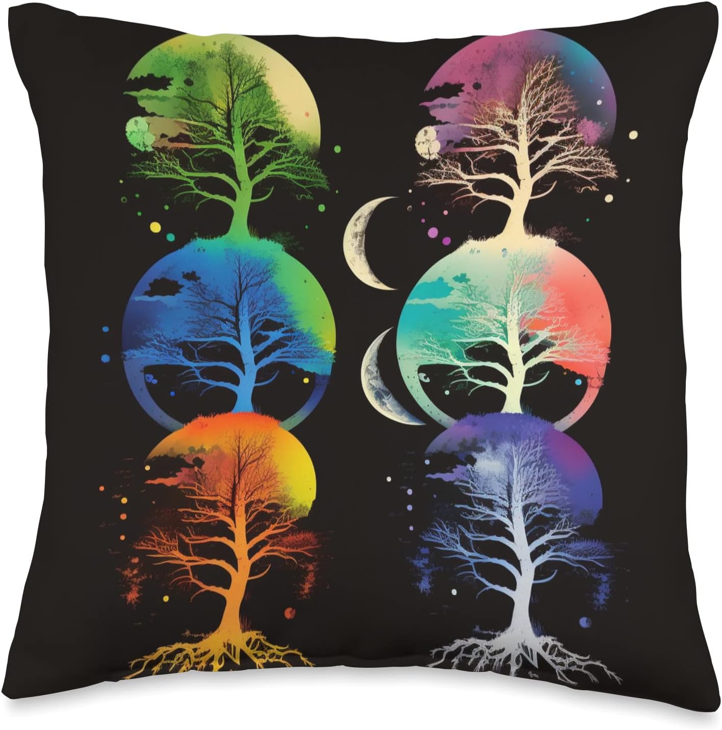 Amazon.com: chakra spiritual inspirational moon phases Phases Moon Tree ...