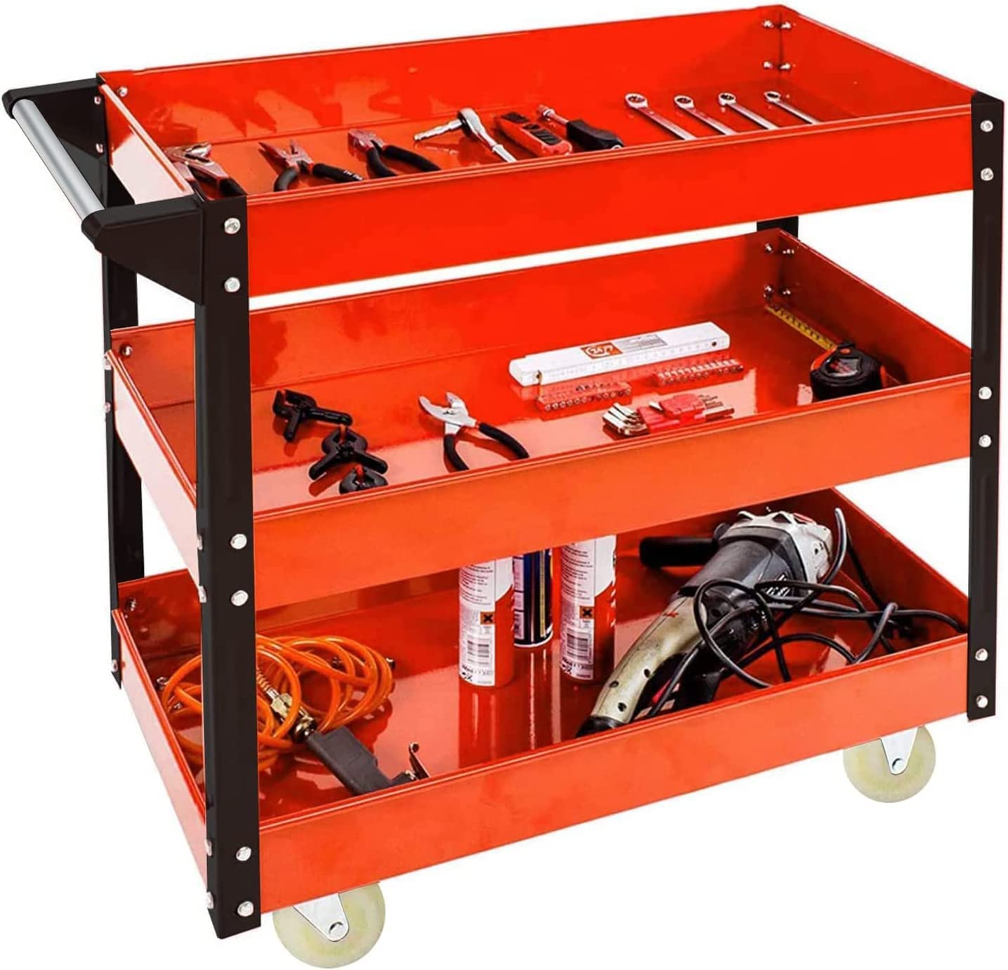 Delivery Trolley The Workplace Depot Narrow Aisle Trolley – Heavy-Duty ...