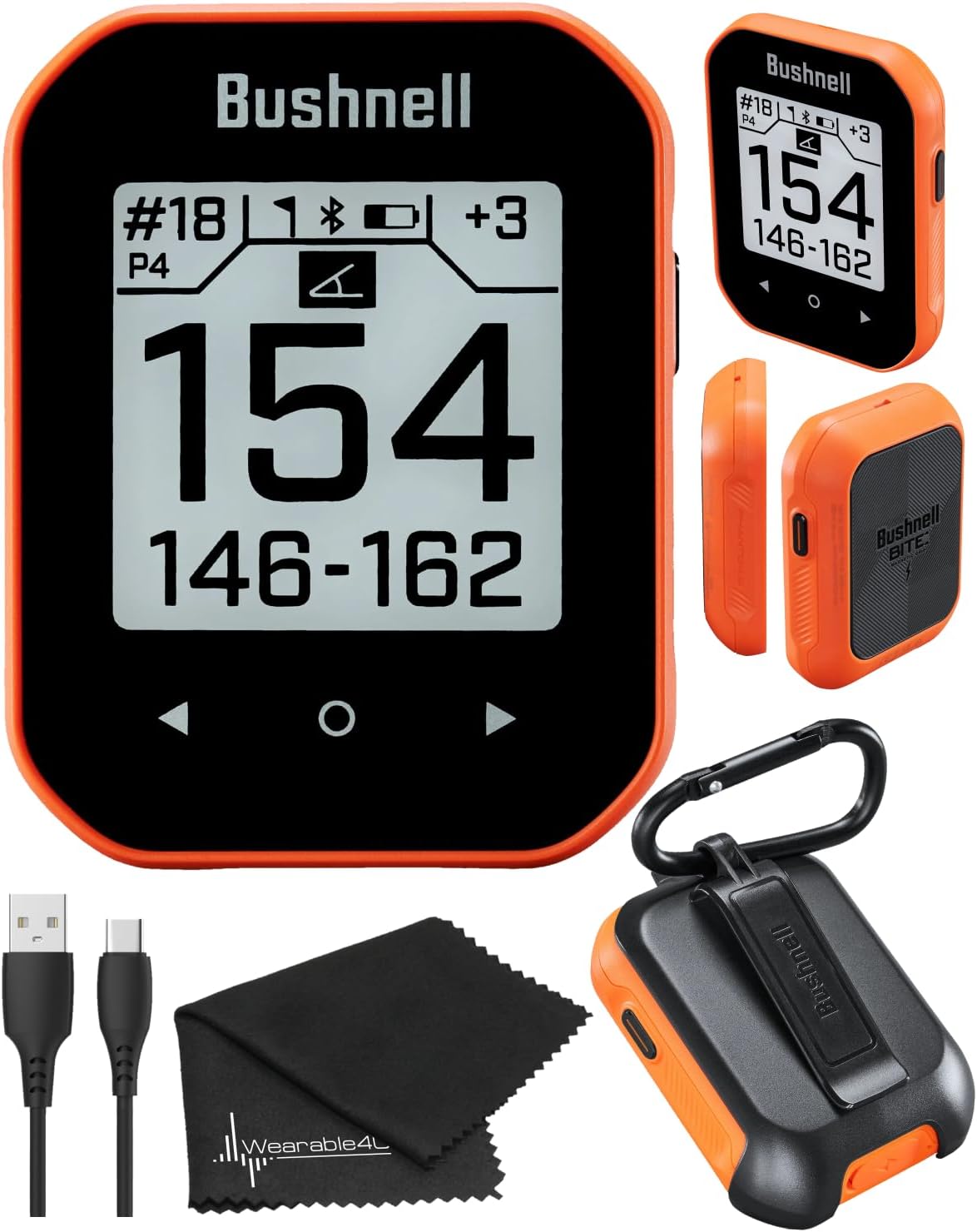 Amazon.com: Wearable4U - Bushnell Phantom 3 Slope GPS Golf Orange with ...