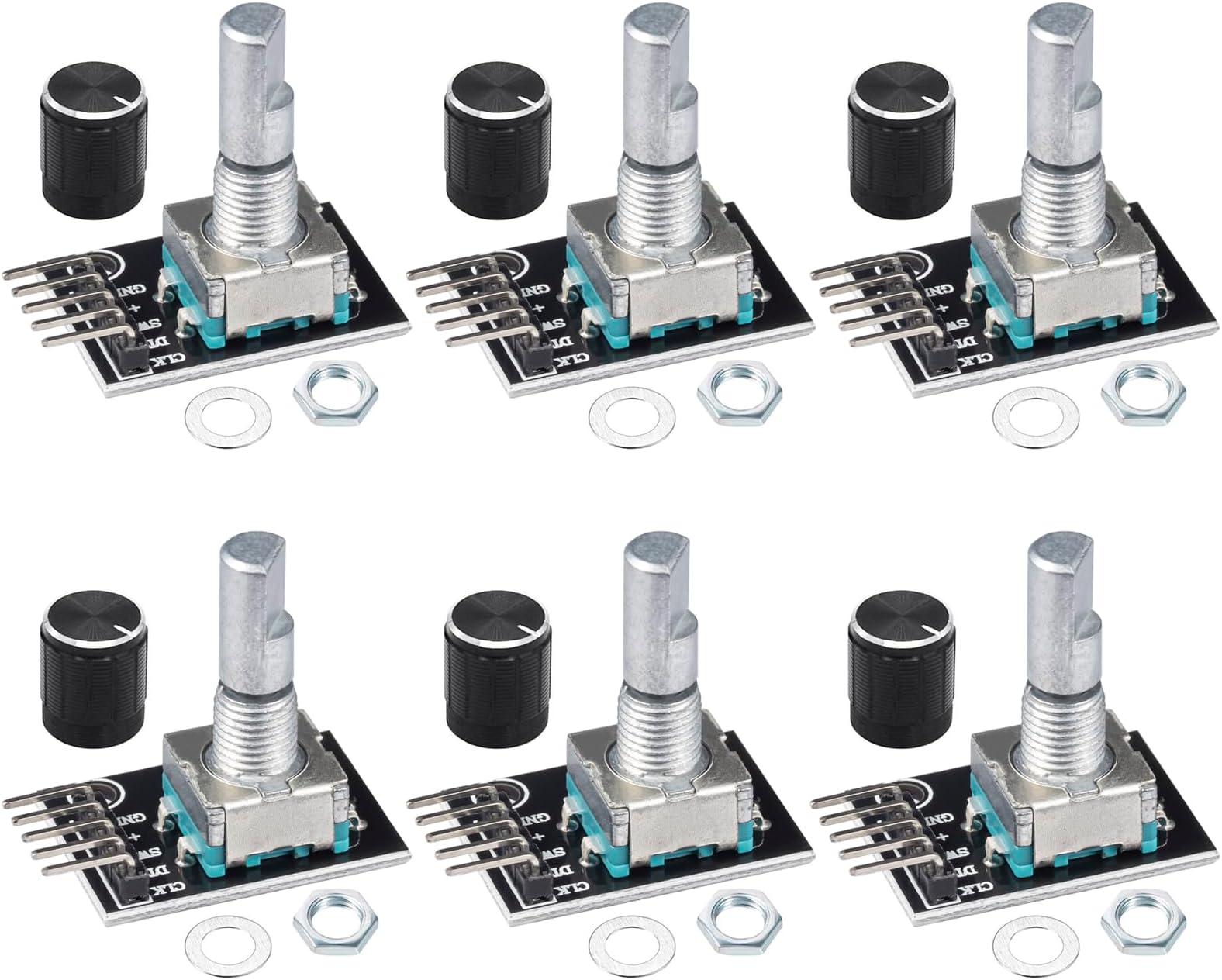 Amazon.com: JTAREA KY-040 Rotary Encoder Module 360 Degree Switch ...