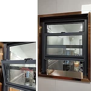 Bottomless Frame Windows Vertical Sliding Window, Secure Lockable House ...