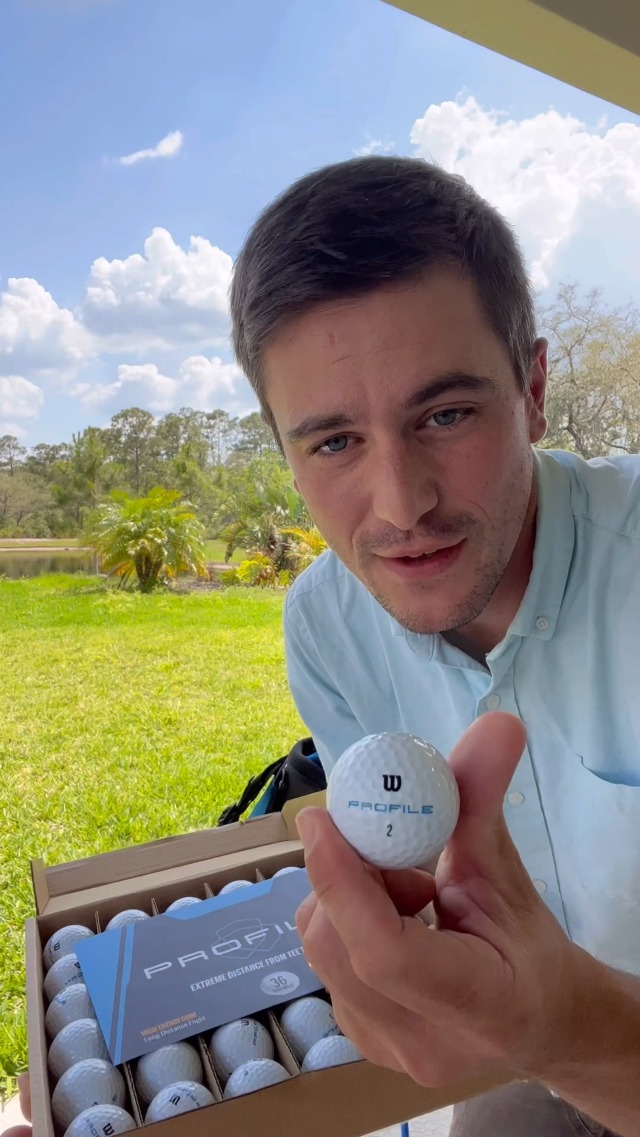 Watch WILSON Profile Distance Golf Ball 36 pack on Amazon Live