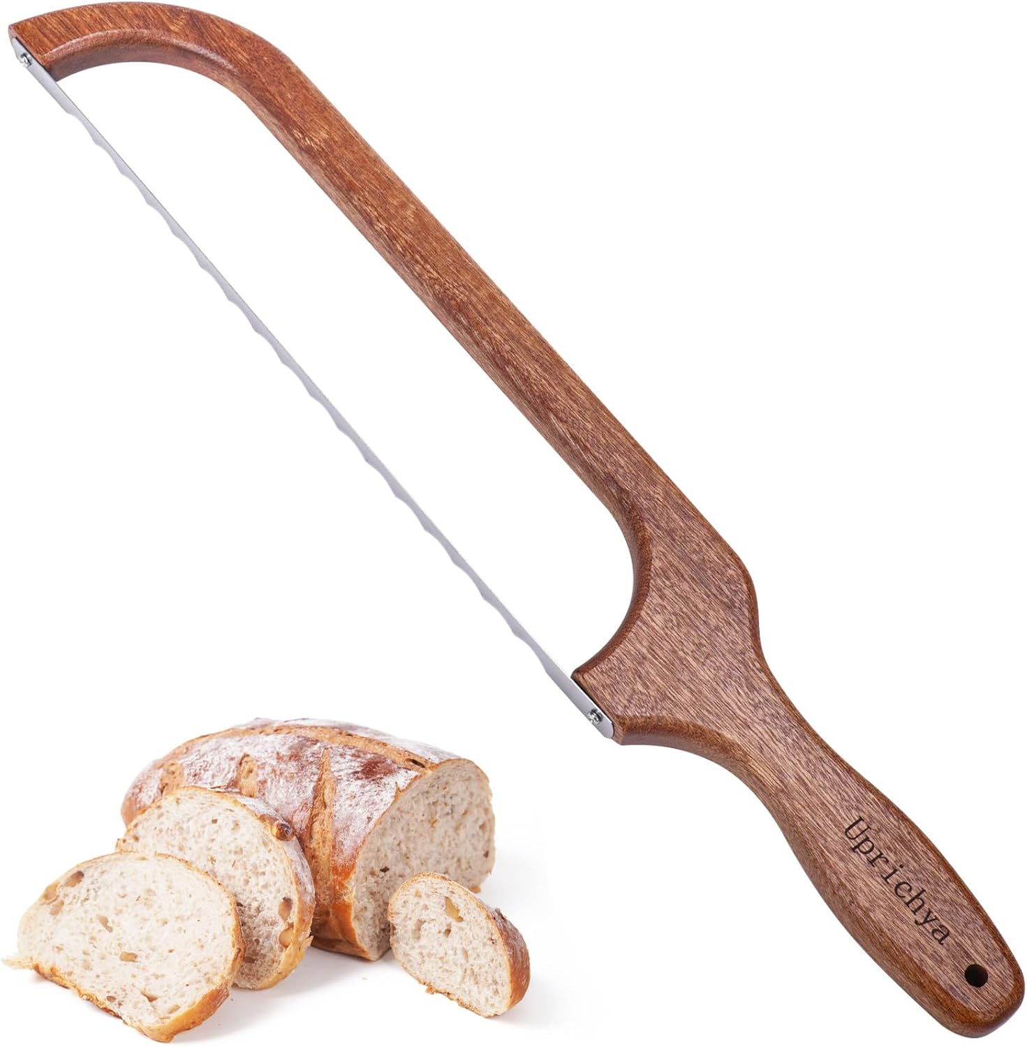 Amazon.com: Uprichya Wooden Bread Bow Knife for Sourdough, Bread Saw ...