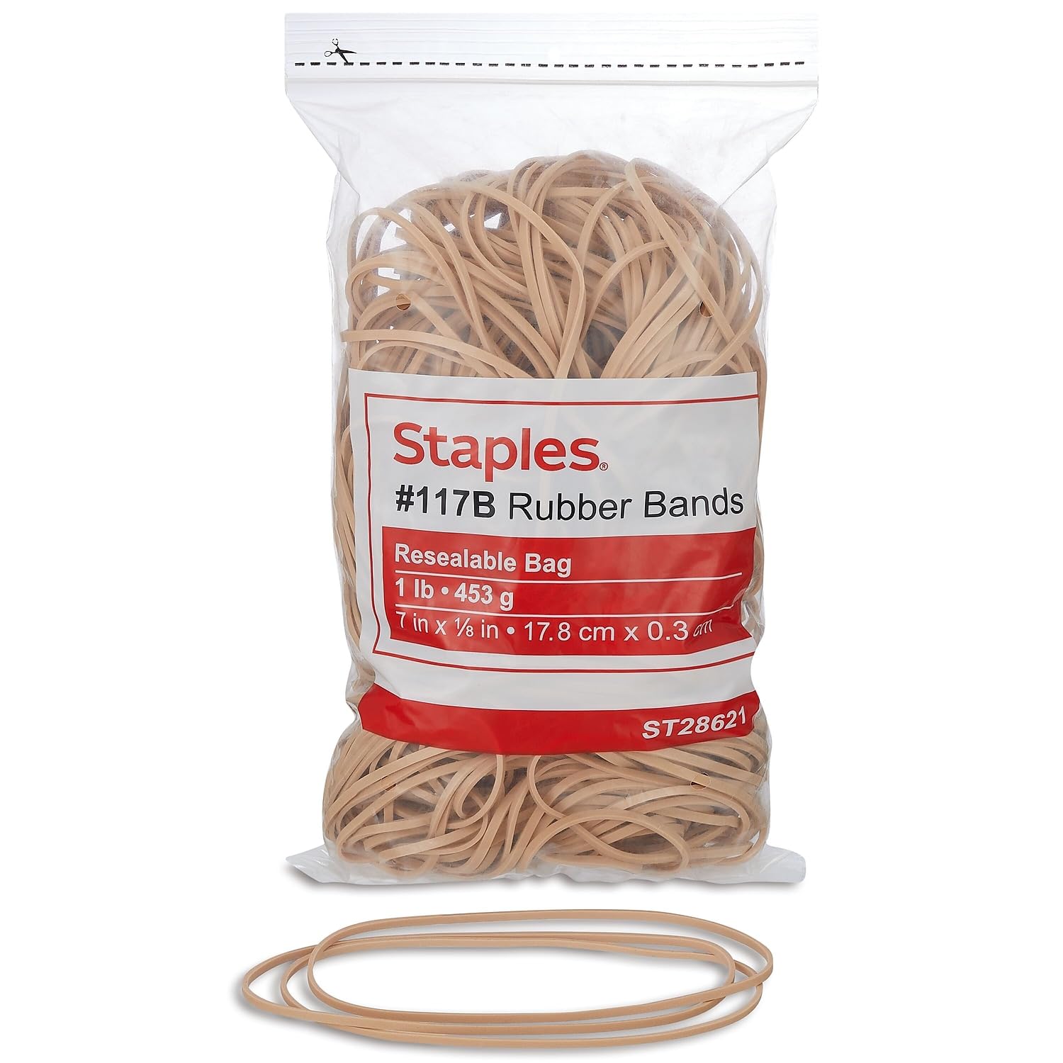 Staples Rubber Bands, Size #117B, (1 Lb) : Amazon.ca: Office Products