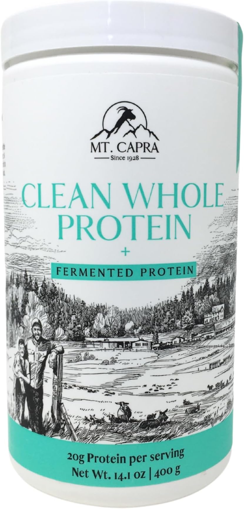Amazon.com: Mt. Capra Clean Whole Protein + Fermented Protein | Easy to ...