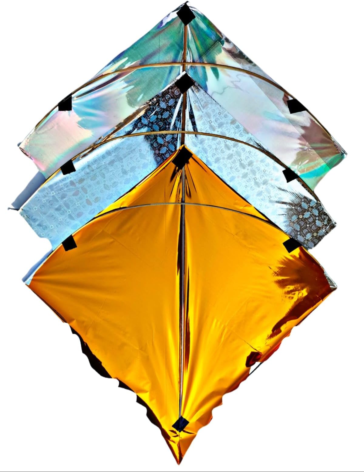 Reusable Plastic Kites (Printed, Multicolor) (Pack of 12) : Amazon.in ...