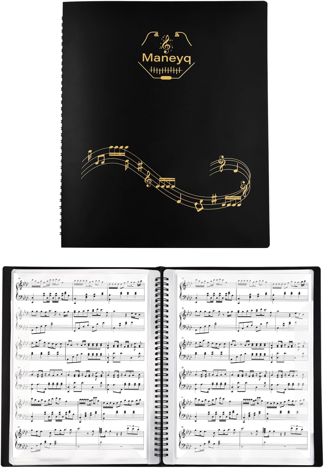 Irich Chemises pour partitions, Classeur Partition Musique, Classeur A4 ...