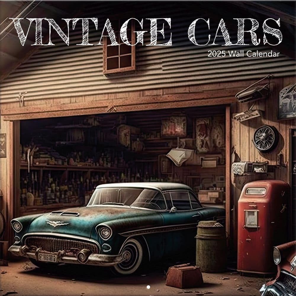 Amazon.com: TURNER PHOTOGRAPHIC 2025 Vintage Cars 12x12 Photo Wall ...