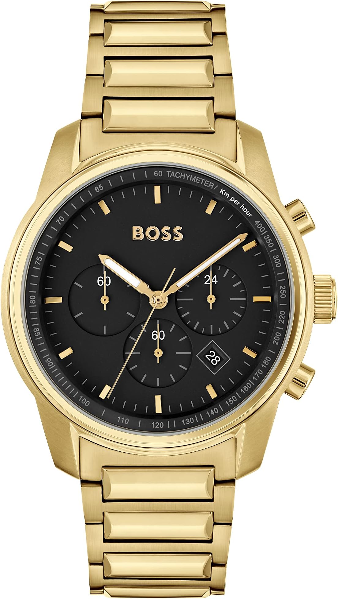 BOSS Montre Chronographe à Quartz pour Homme avec Bracelet en Acier ...