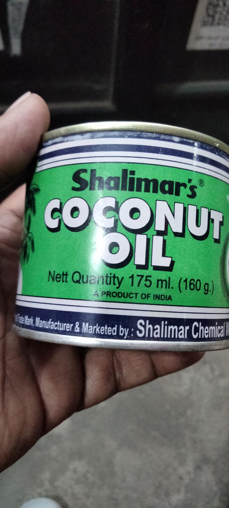 SHALIMARS Pure Coconut Oil Tin 175Ml Pack Of 2 : Amazon.in: Grocery ...