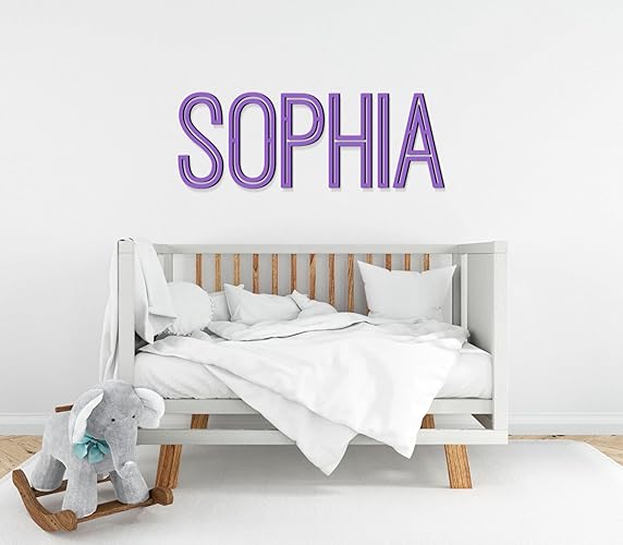 Amazon.com: Custom Name Signs for Kids Room 12 to 100 Inches ...