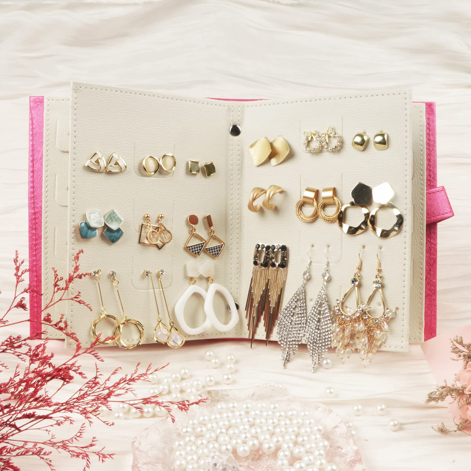 Snapklik.com : Fangoo Earring Organizer Book Design Earring Holder ...