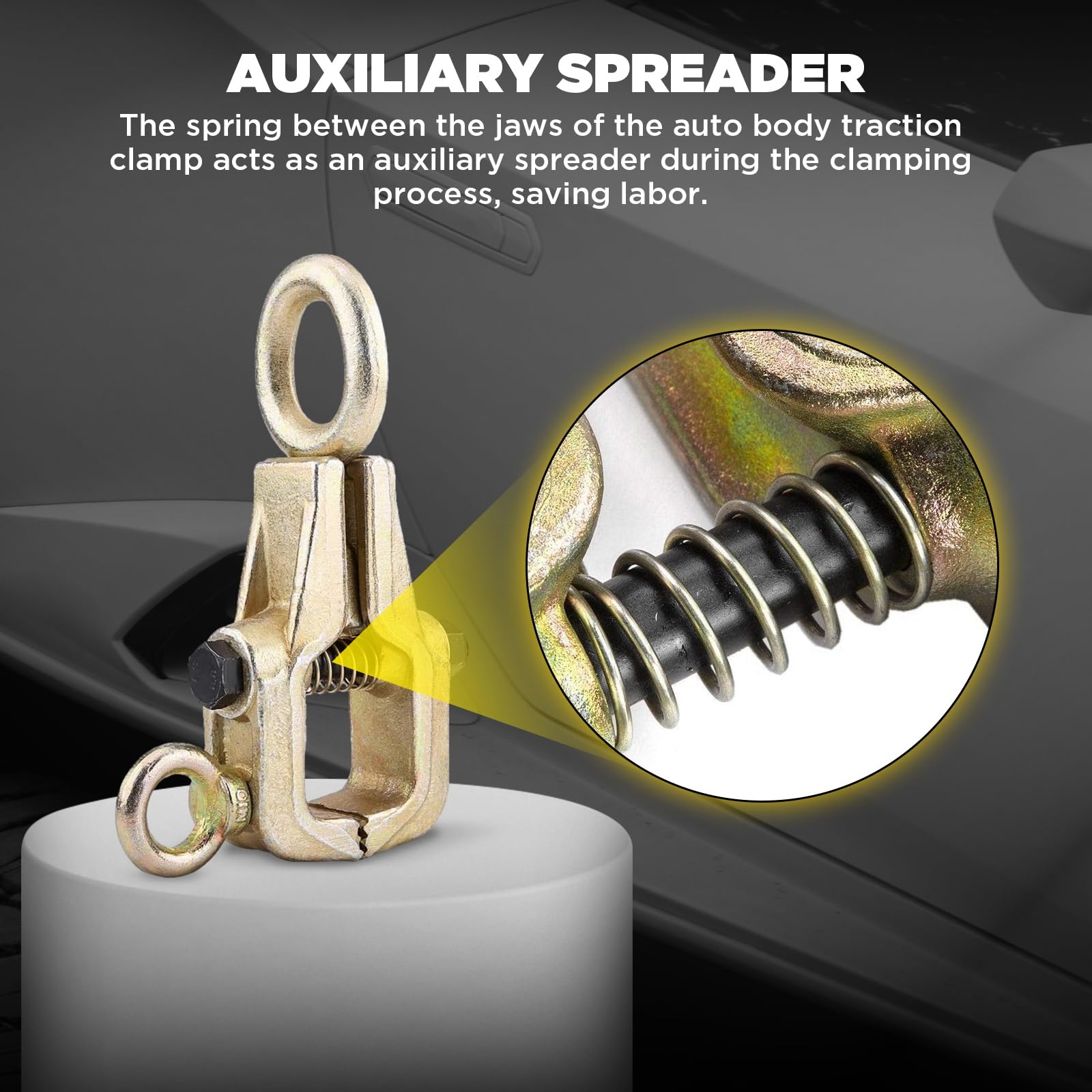 Snapklik.com : MOTOCOCHE 5 Ton 2 Way Auto Body Pull Clamp Frame Pulling ...