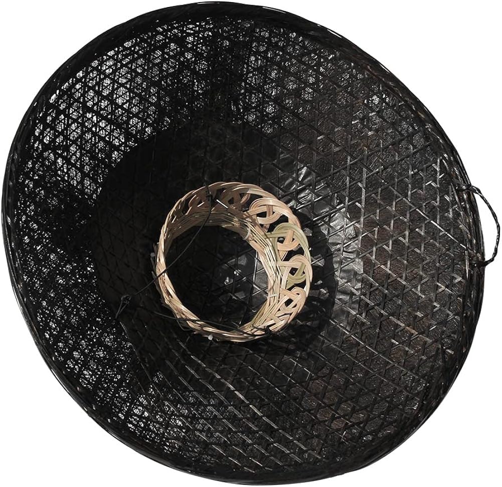 Amazon.com: SUNNYHILL Samurai Hat Black Japanese Hat Bamboo Hat Cosplay ...