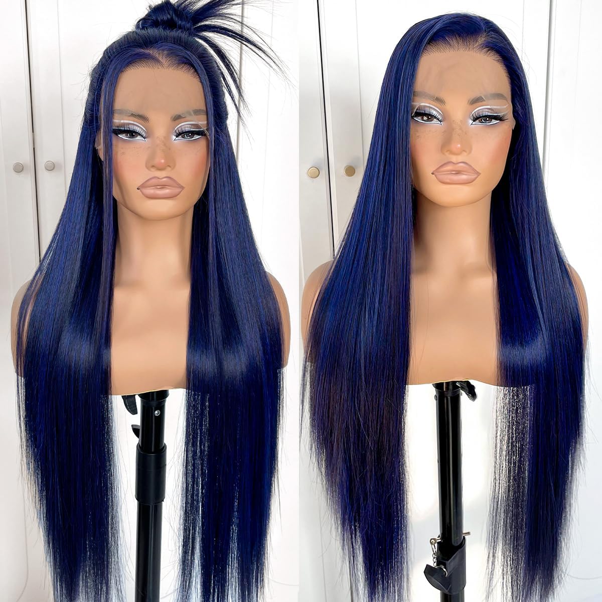 Amazon.com : vedar Sea Queen Greenish Blue Mermaid Lace Front Wigs ...