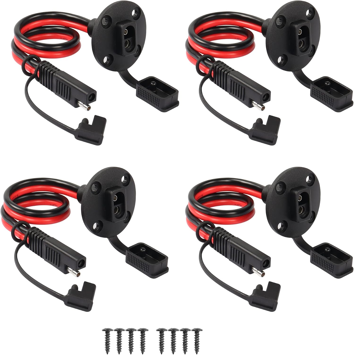 Amazon.com: CERRXIAN 1FT 14AWG SAE to SAE Socket Sidewall Port Panel ...