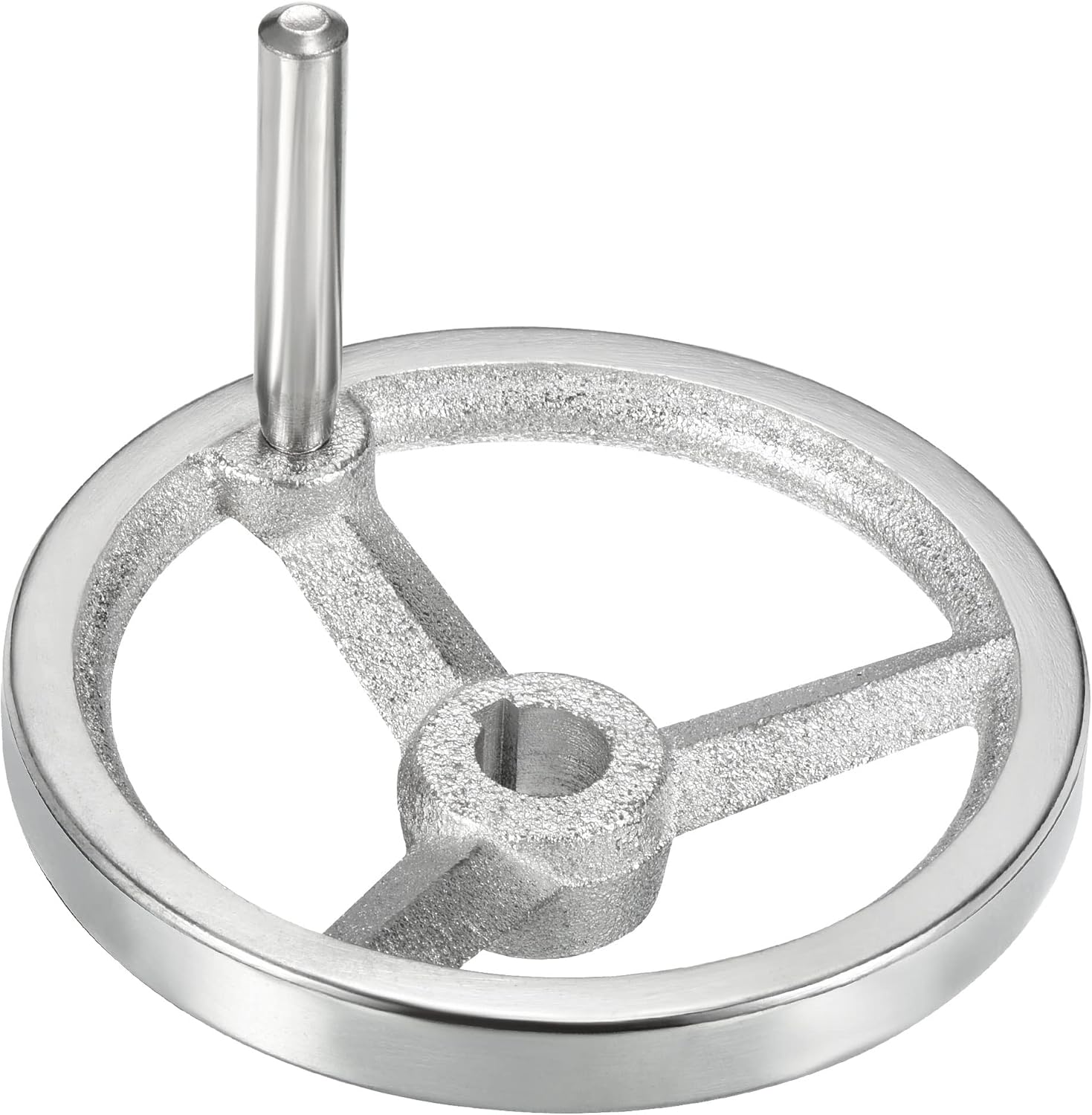 PATIKIL 120mm/4.72 Inch Diameter Rotary Handwheel, 1 Pack Cast Iron ...