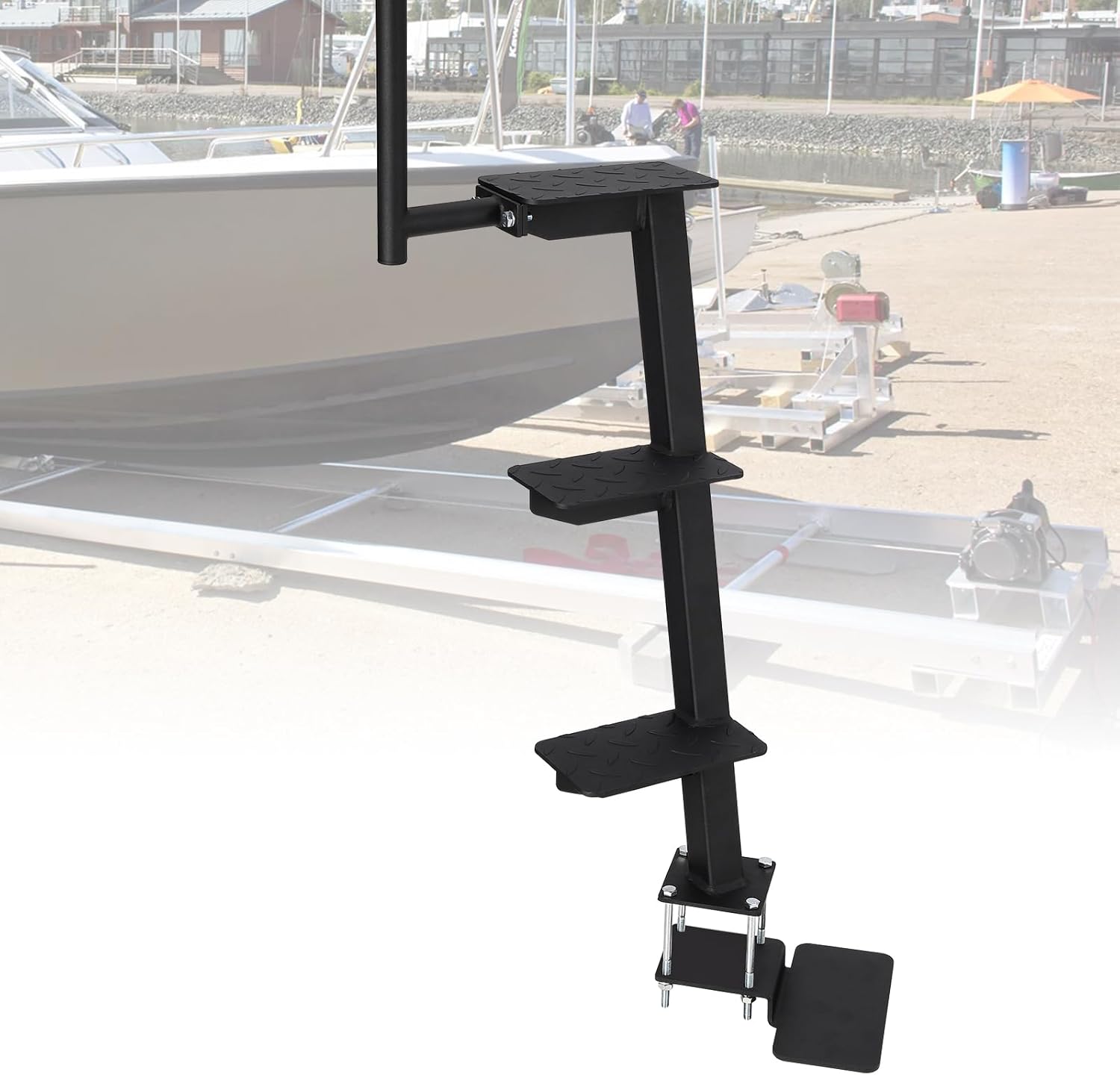Amazon.com: Heavy Duty Boat Trailer Step, 3 Step Ladder with Handle ...