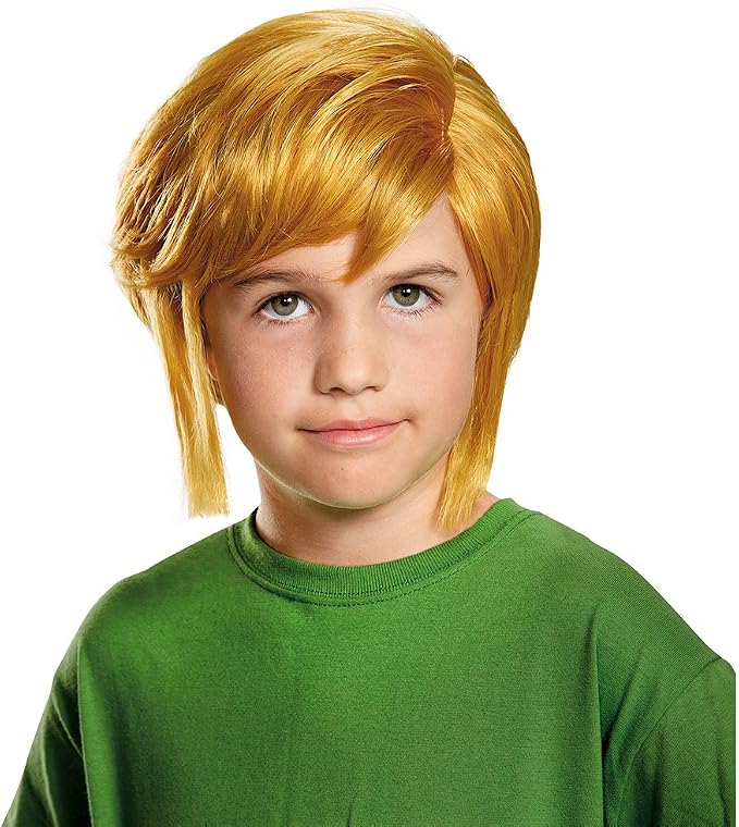 Amazon.com: Disguise Link Child Wig Costume Accessory, One Size ...