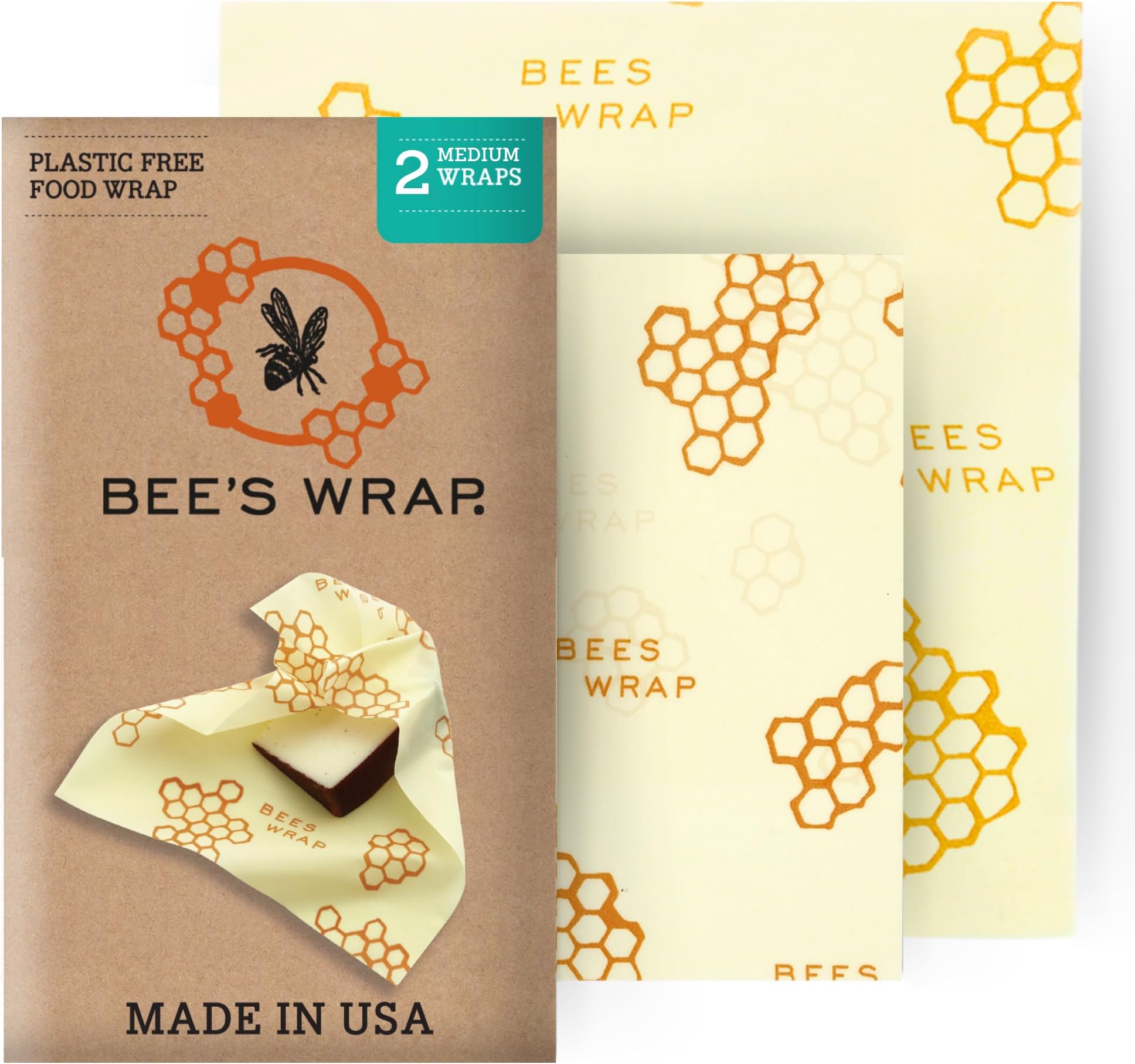 Amazon.com: Reusable Beeswax Roll - XXL 14"x 60" Eco-Friendly Food ...