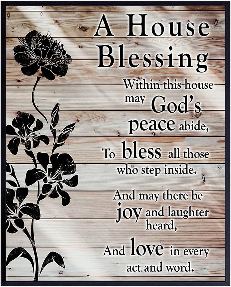Amazon.com: House Blessing - Christian Wall Art - Religious ...