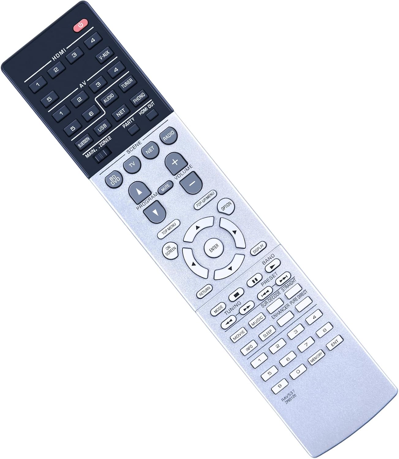 Amazon.com: ZWP RAV537 ZP60120 Replacement Remote Control fit for ...