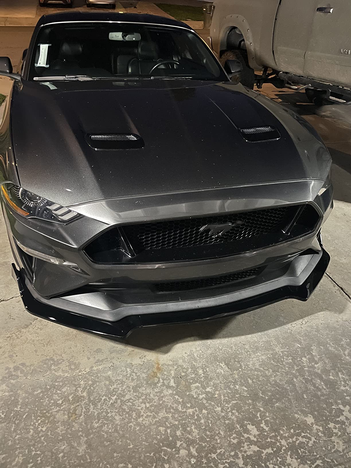 Amazon.com: Q1-Tech Front Bumper Lip fit for compatible with 2018-2020 ...