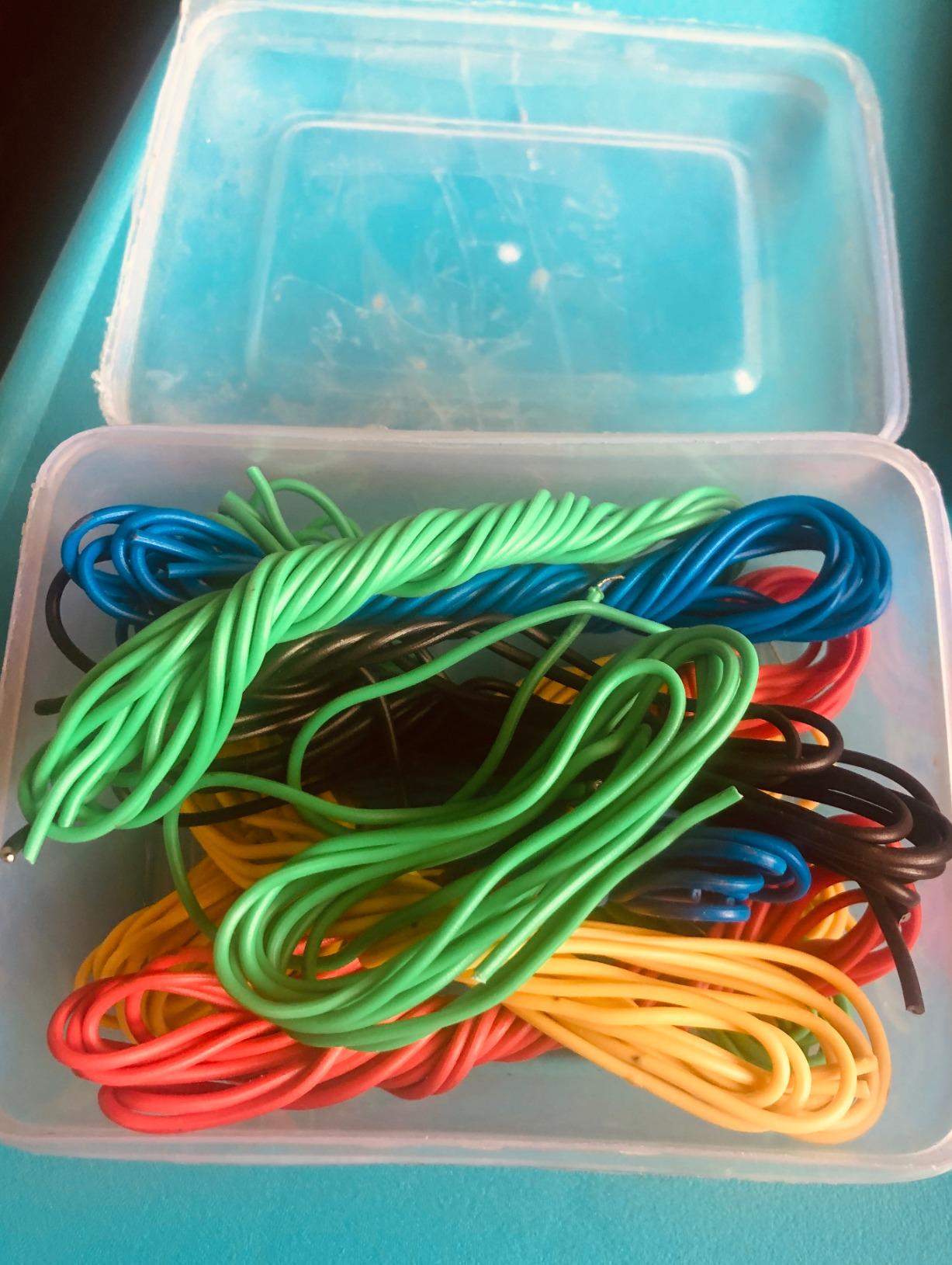 AR Semiconductor Pure Copper BreadBoard Wire, 22 Gauge Hookup Wire (30 ...