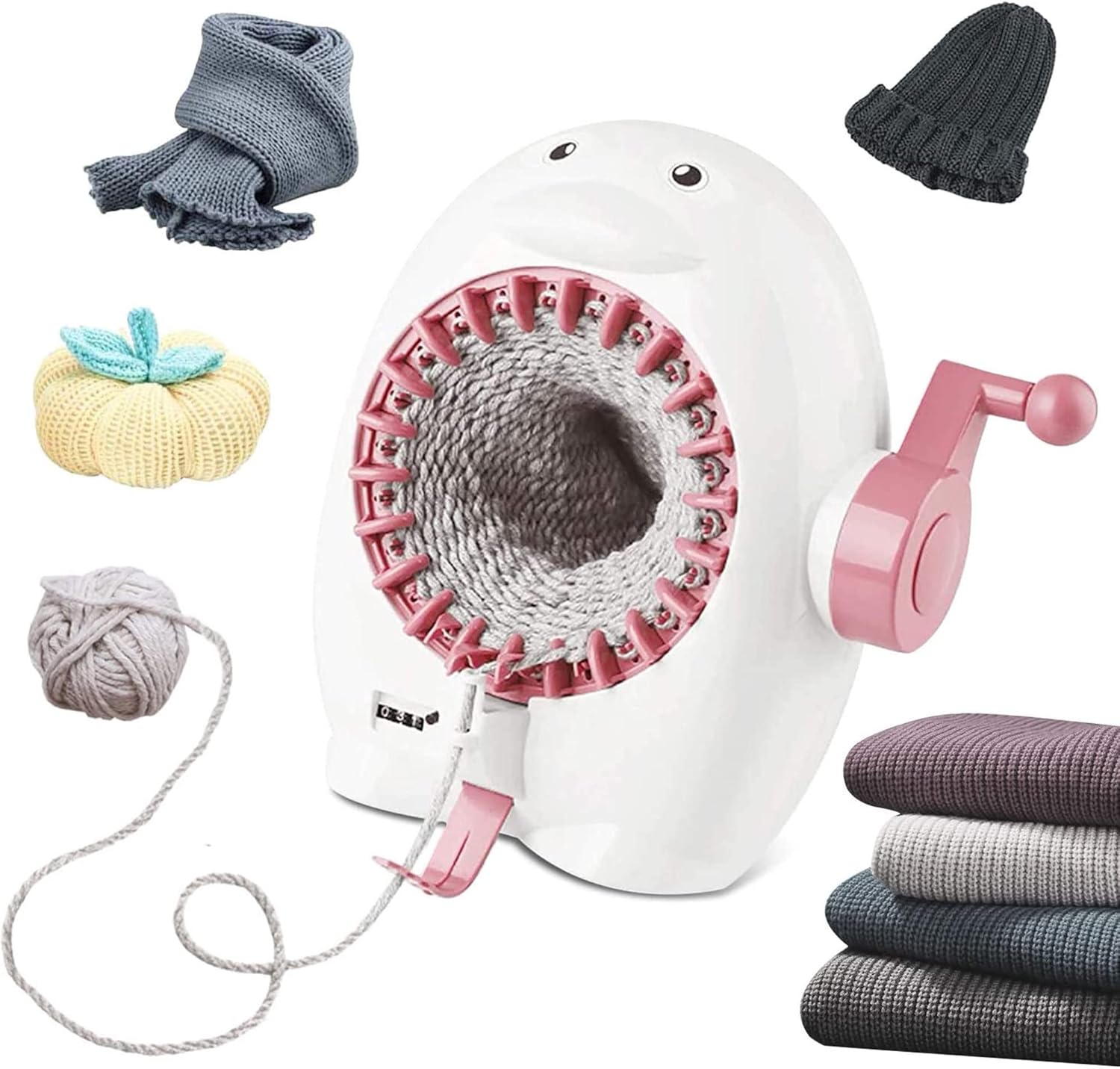 Amazon.com: Knitting Machines 22 Needles Spinning for Beginner Adults ...