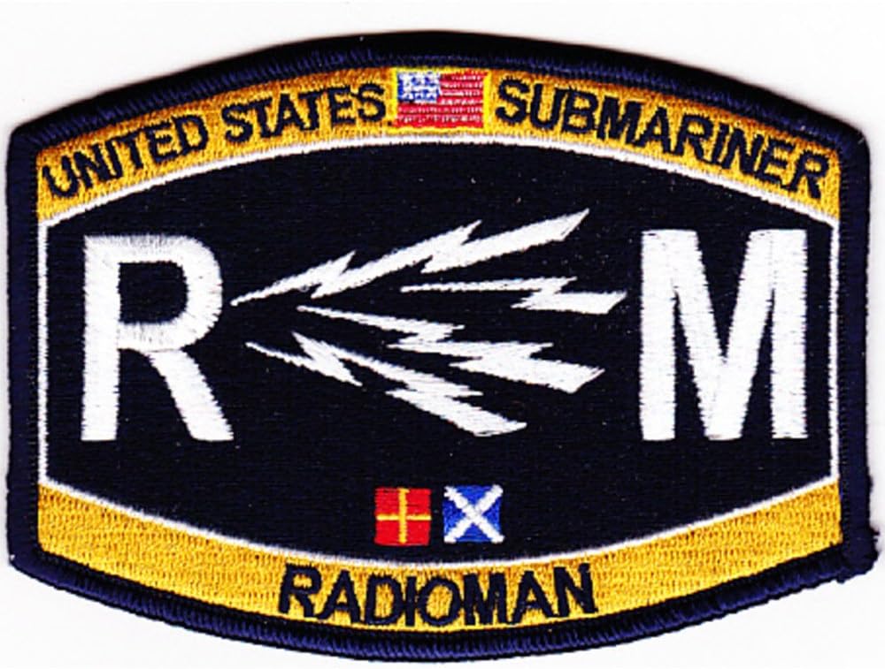 Amazon.com: Deck Rating Submarine Radioman Rating Patch : Clothing ...