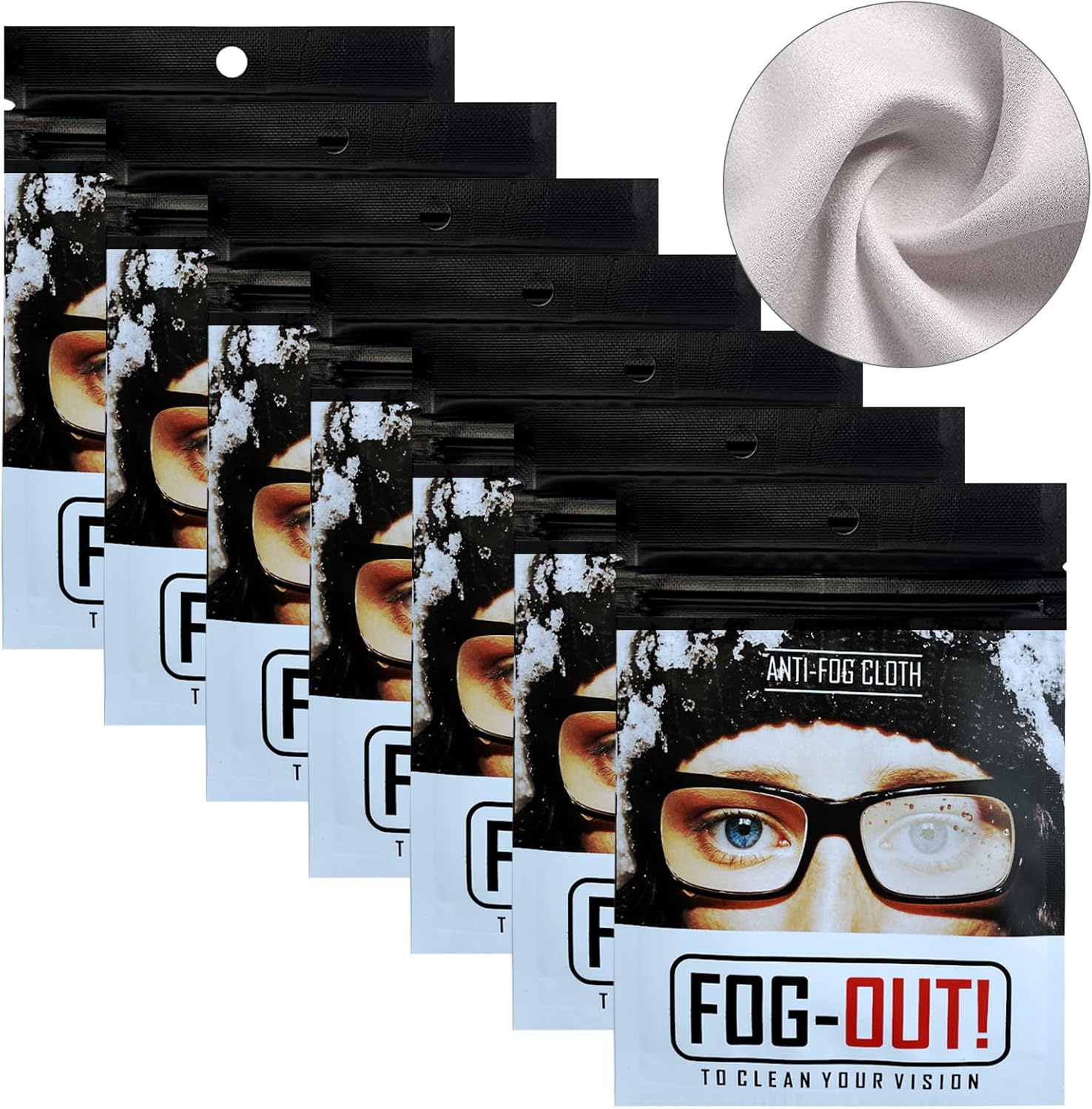Amazon.com: 7 Pack Anti Fog Lens Wipes for Eyeglasses,Reusable Lens ...