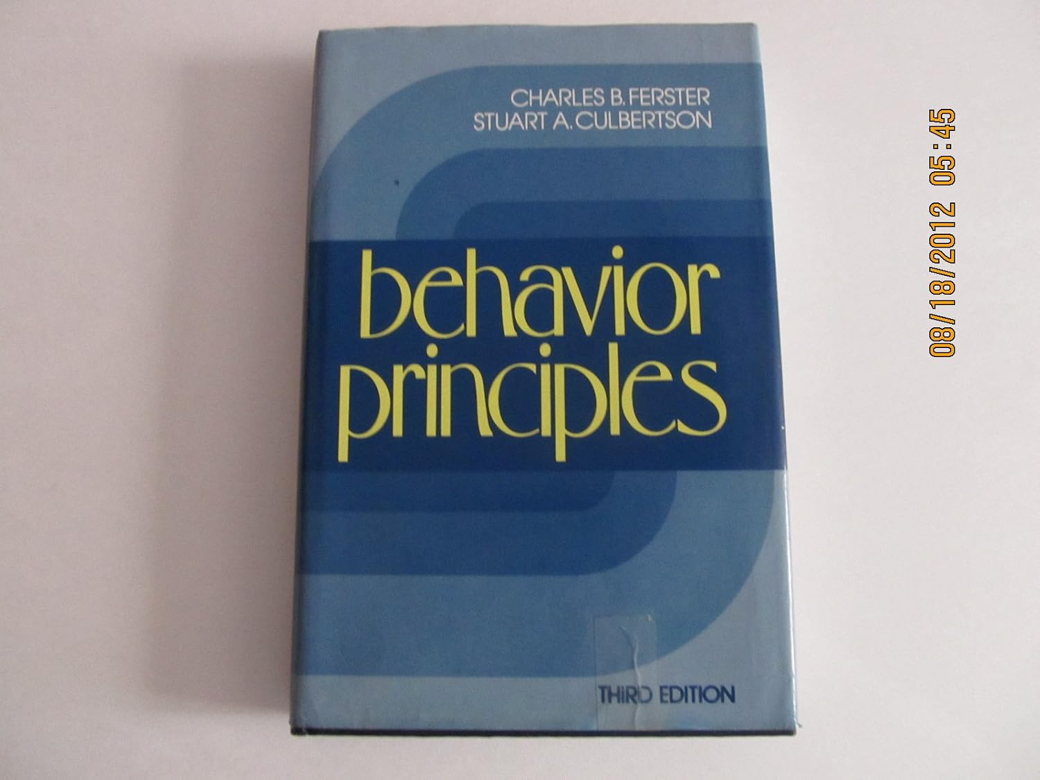 Amazon.com: Behavior Principles: 9780130725202: Ferster, Charles B.: Books