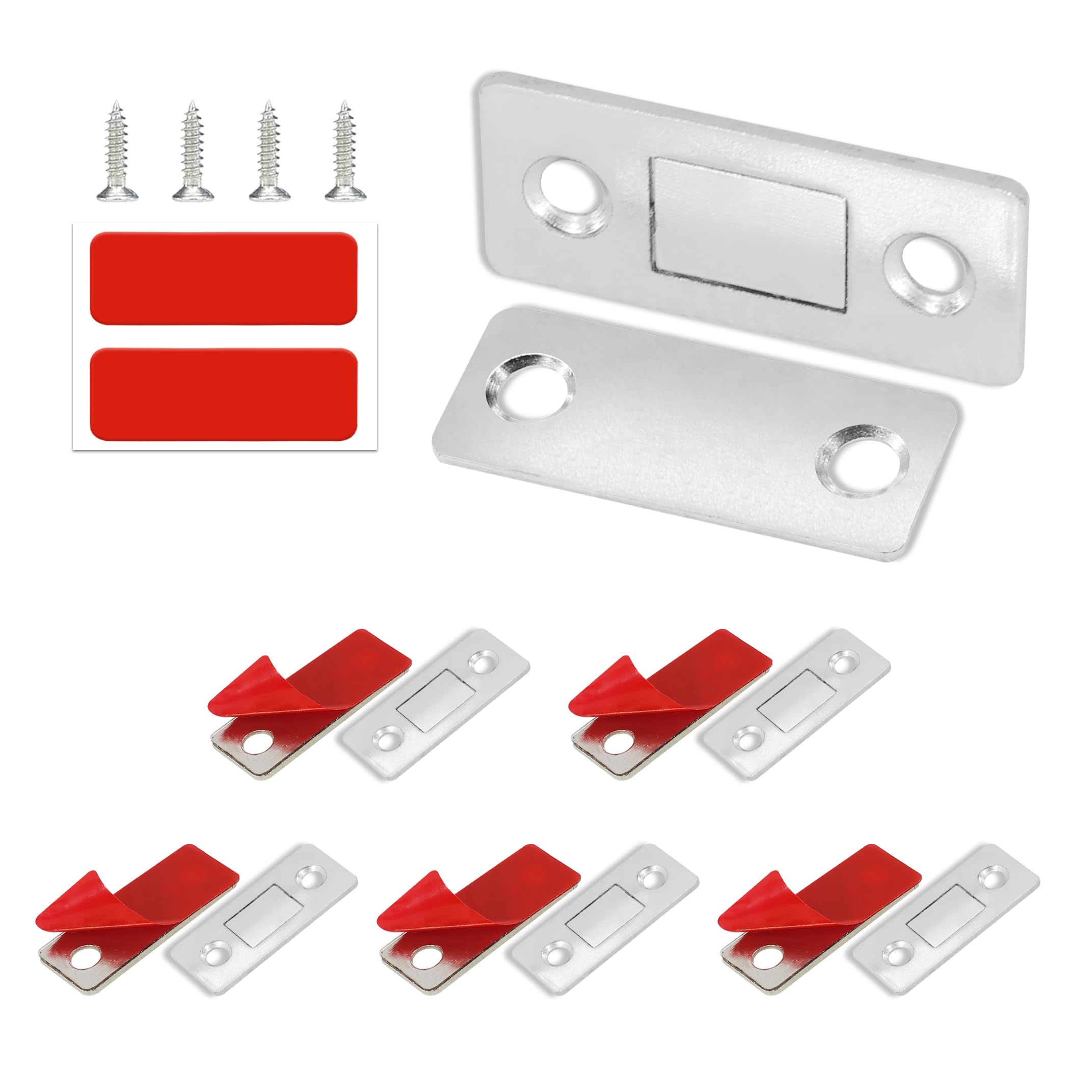 Snapklik.com : Cabinet Magnetic Catch, 6 Pack Ultra Thin Magnetic ...