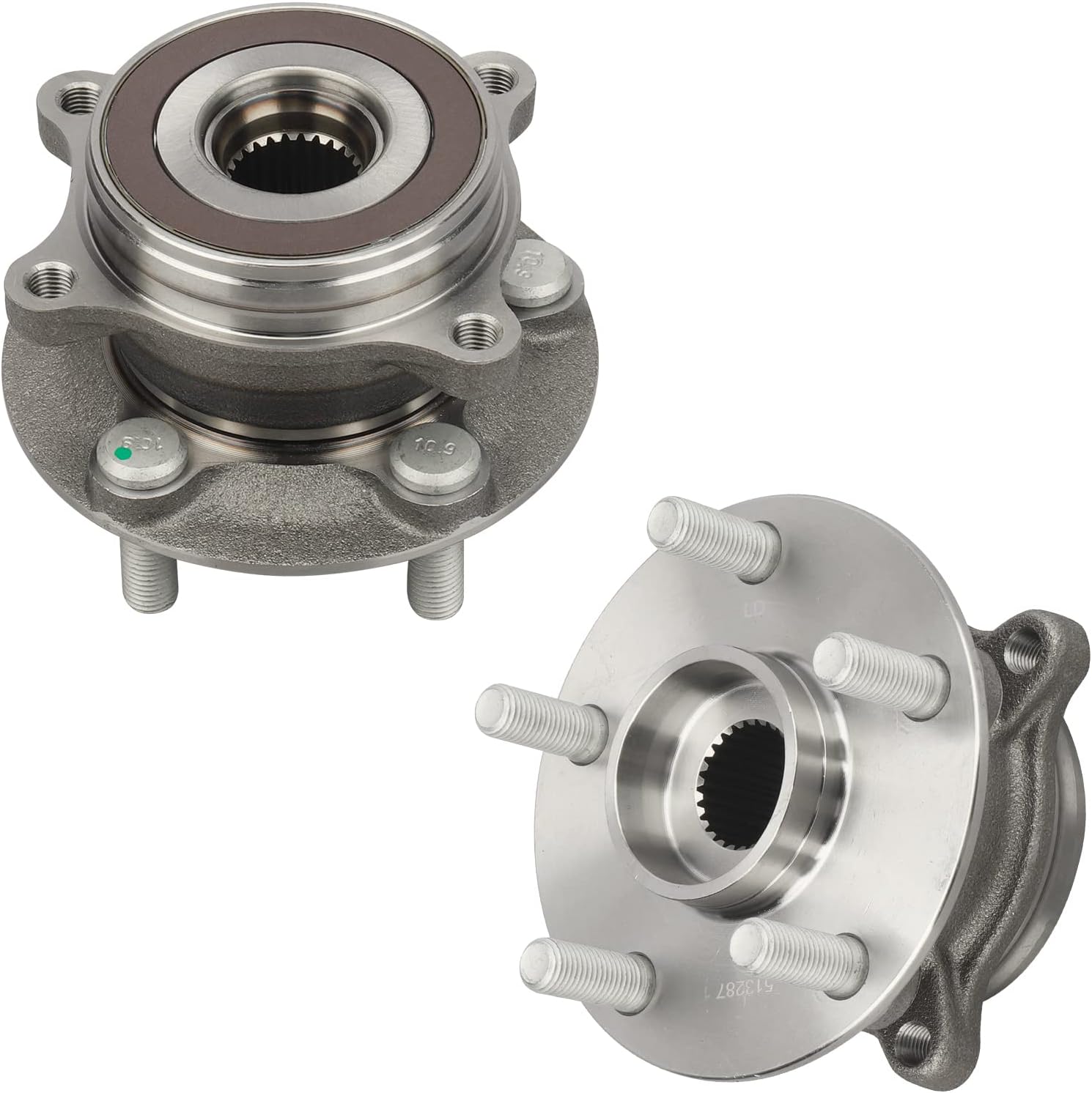 Amazon.com: TUCAREST Front Wheel Bearing and Hub Assembly, Compatible ...