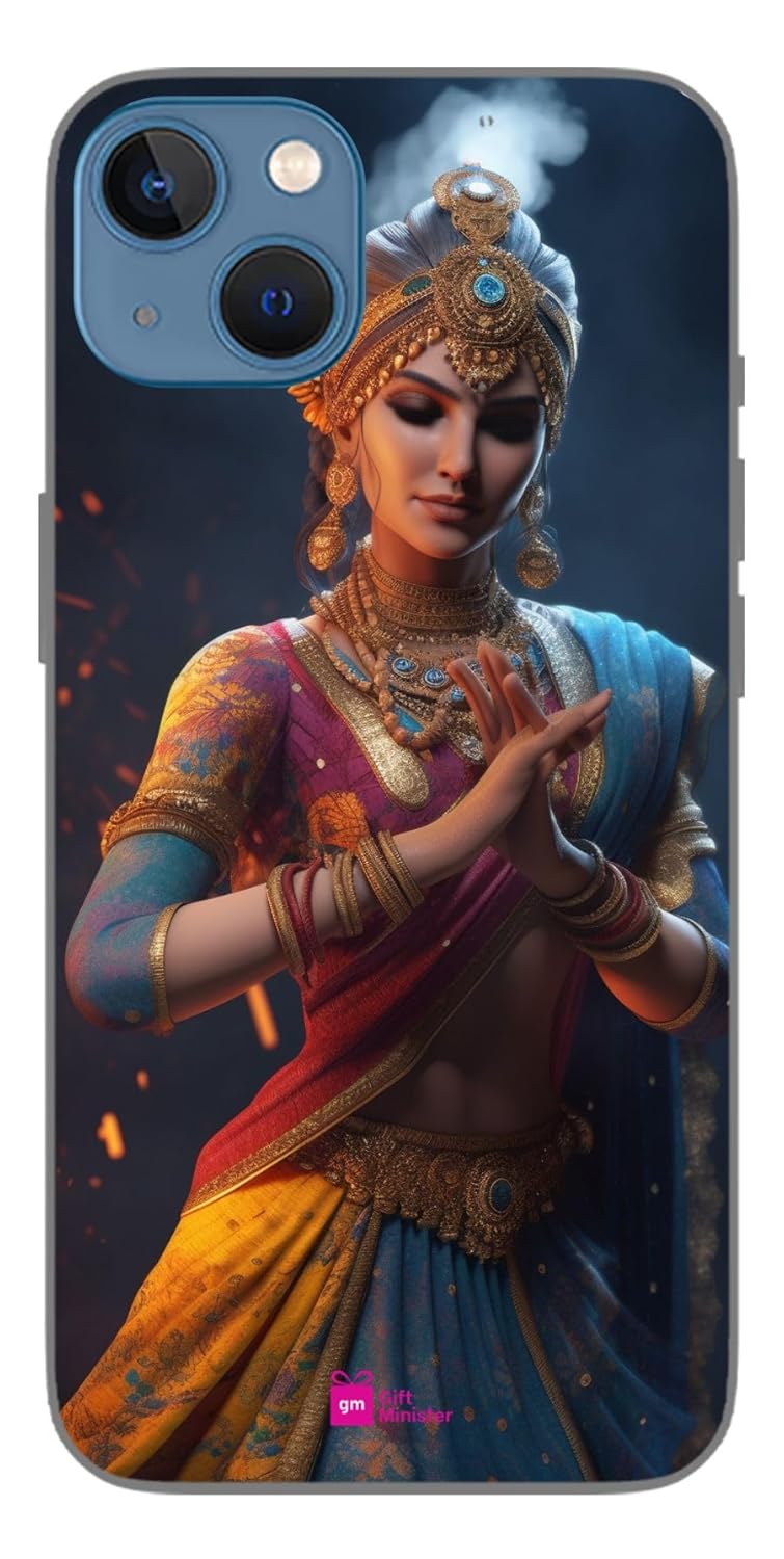 Silicone Designer Cover for Apple iPhone 13 Slate Grayback Ghoomar ...