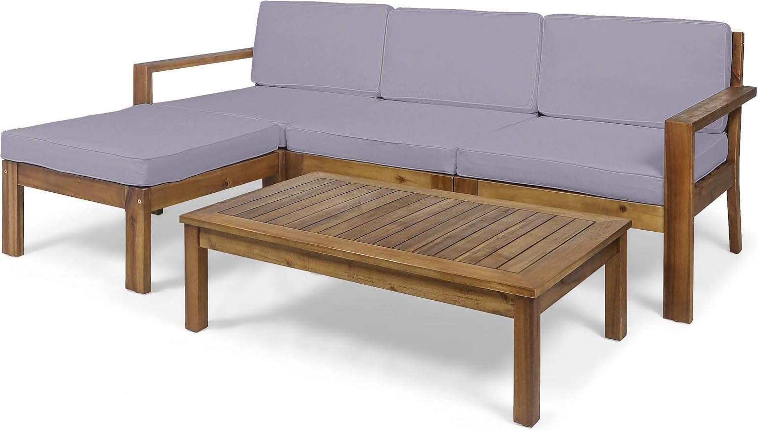 Amazon Great Deal Furniture 309358 Sofa Sets Teak Dark Gray