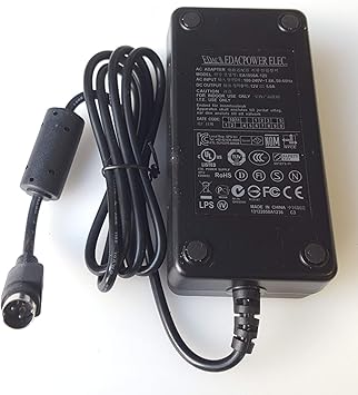 EDAC EDACPOWER ELEC. EA1050A-120 AC/DC POWER SUPPLY ADAPTER 12V 5.0A 3 ...