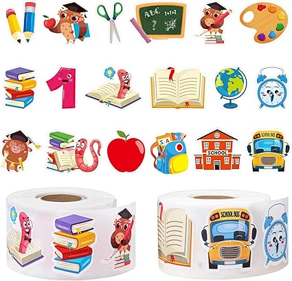 Amazon.com : 1000pcs 2 Rolls Kindergarten Graduation Sticker, 18 ...