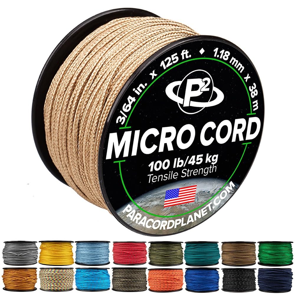 Amazon.com: Paracord Planet Micro Paracord – Thin Braided Cord for ...